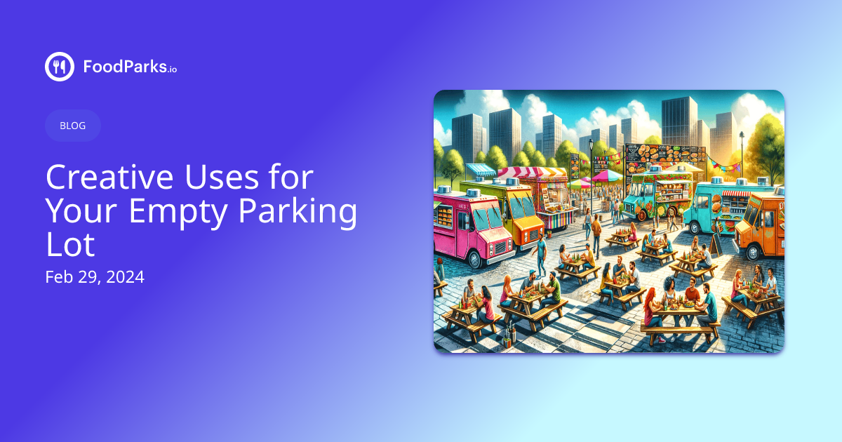 Creative Uses for Your Empty Parking Lot | FoodParks.io