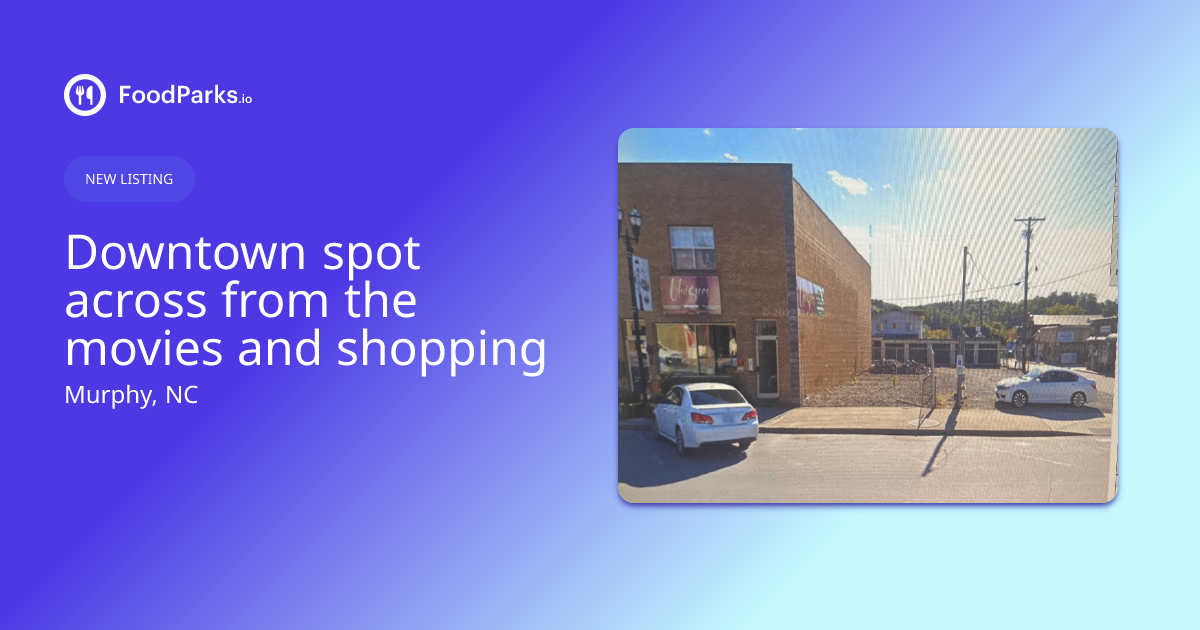 Downtown spot across from the movies and shopping in Murphy, North ...