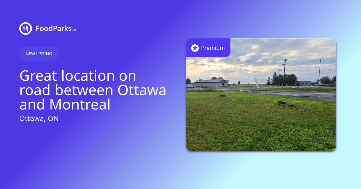 Great location on road between Ottawa and Montreal in Ottawa, Ontario ...