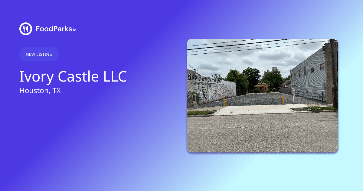 Ivory Castle LLC in Houston, Texas - Food Truck Space for Rent ...