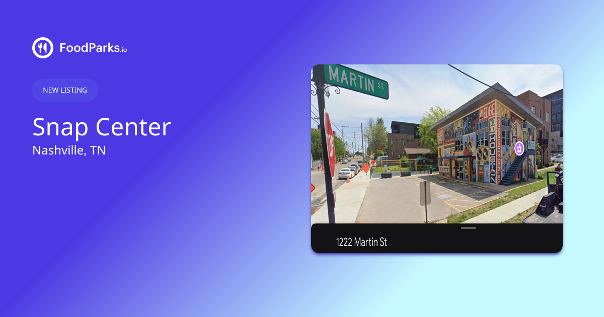 Snap Center in Nashville, Tennessee - Food Truck Space for Rent ...
